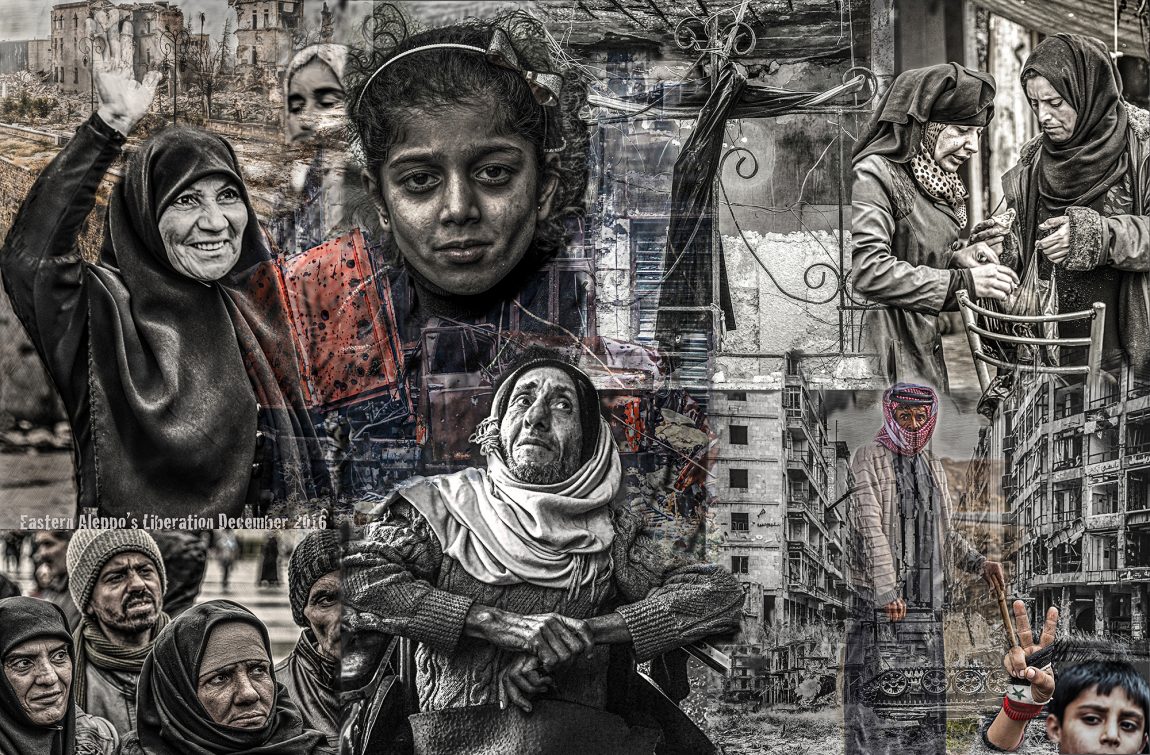 Aleppo War Collage - Oberg PhotoGraphics